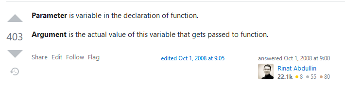 Unterschied Parameter Argumente - Java? (programmieren)