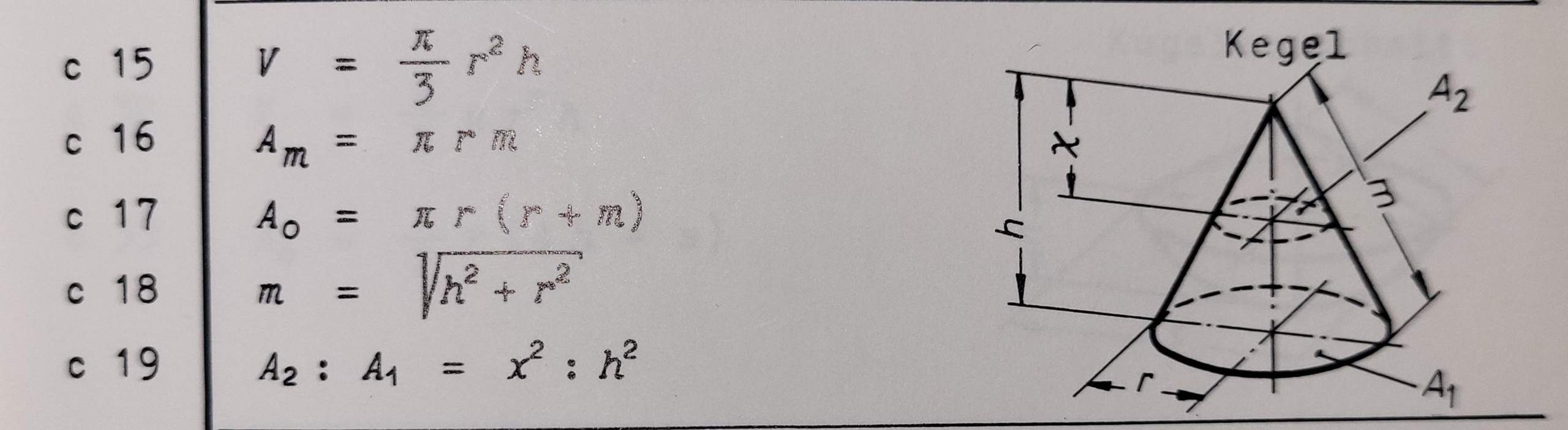 Mathe Kegel? Hilfe bitte? (Schule, Mathematik)