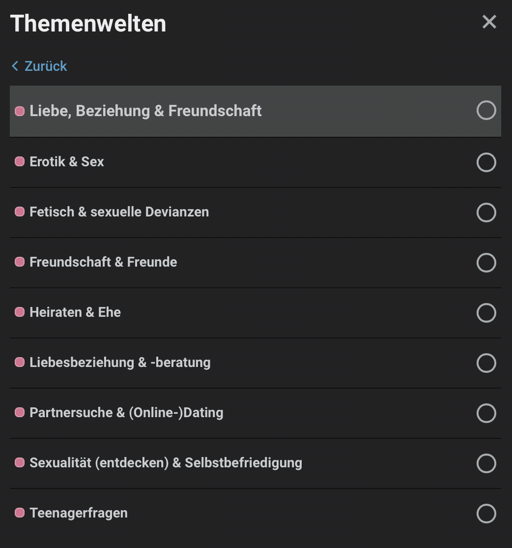 Wie kann man die Einstellungen in Gutefrage anpassen so das man wieder ...