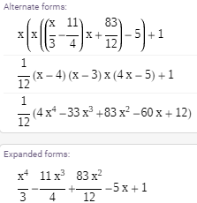 Ausmultiplizieren des Lagrange-Polynom? (Mathematik, Funktion ...