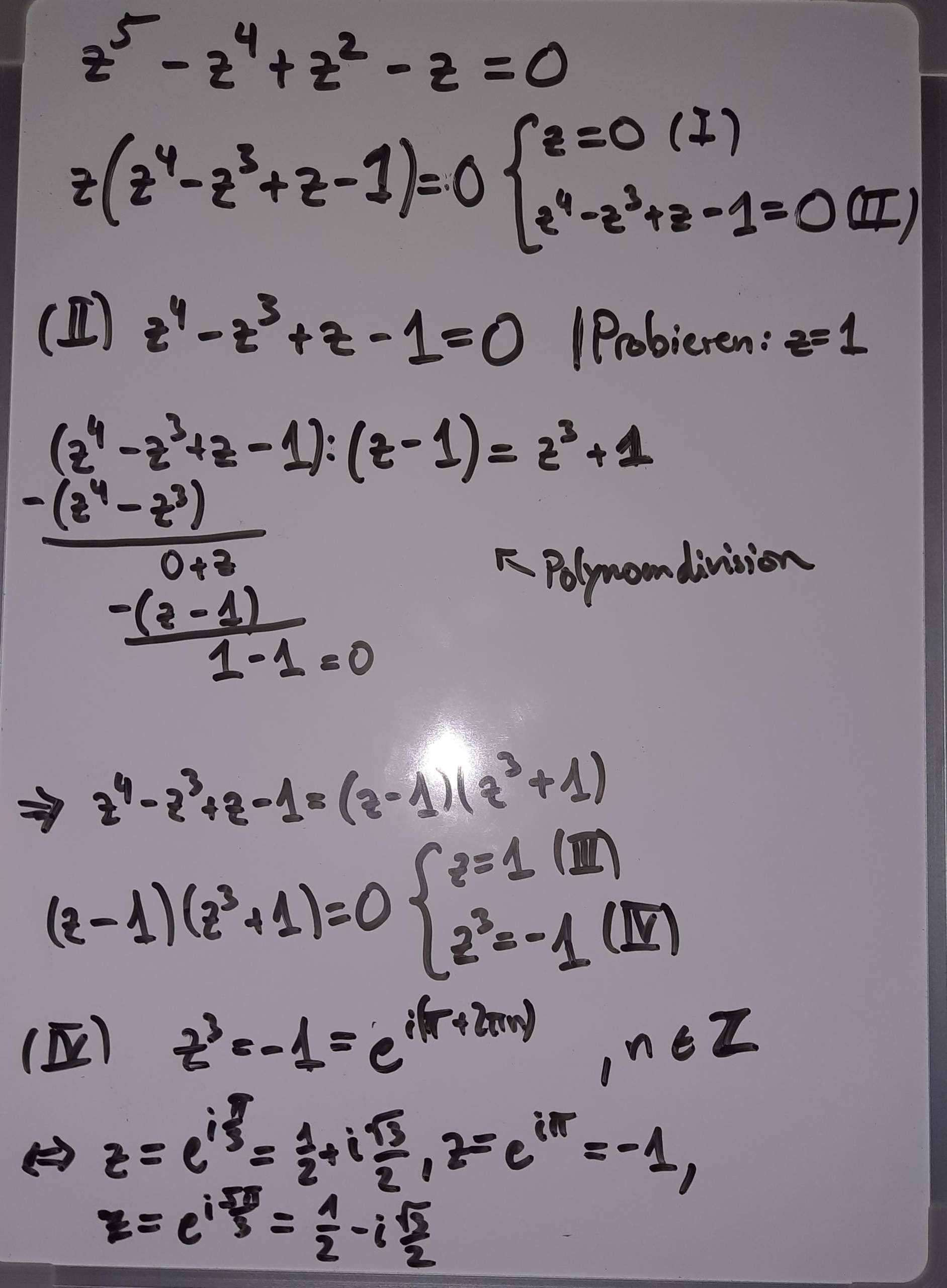 Komplexe Gleichung 6.Grades lösen? (Mathematik, Studium, rechnen)