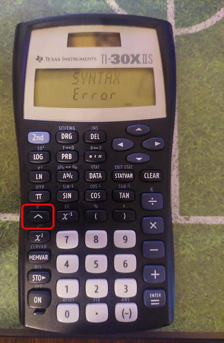 Taschenrechner Zahl hoch minus X rechnen? (Funktion, Gleichungen ...