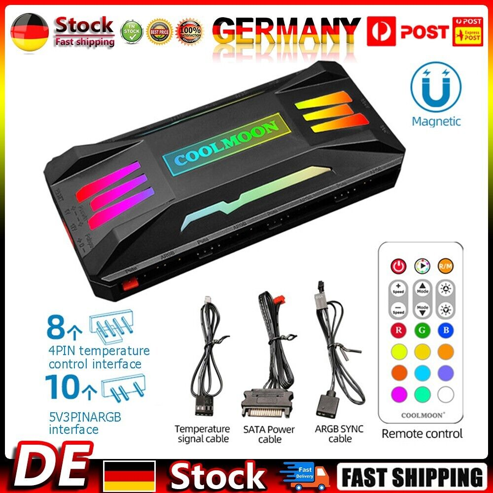 3 PIN 5V RGB Lüfter mit Controller? (Gaming PC, Gehäuse, Gigabyte)