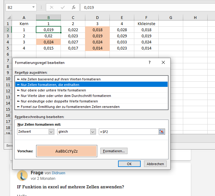 Excel Kombinationsmatrix sortieren? (Formel, Microsoft Excel)
