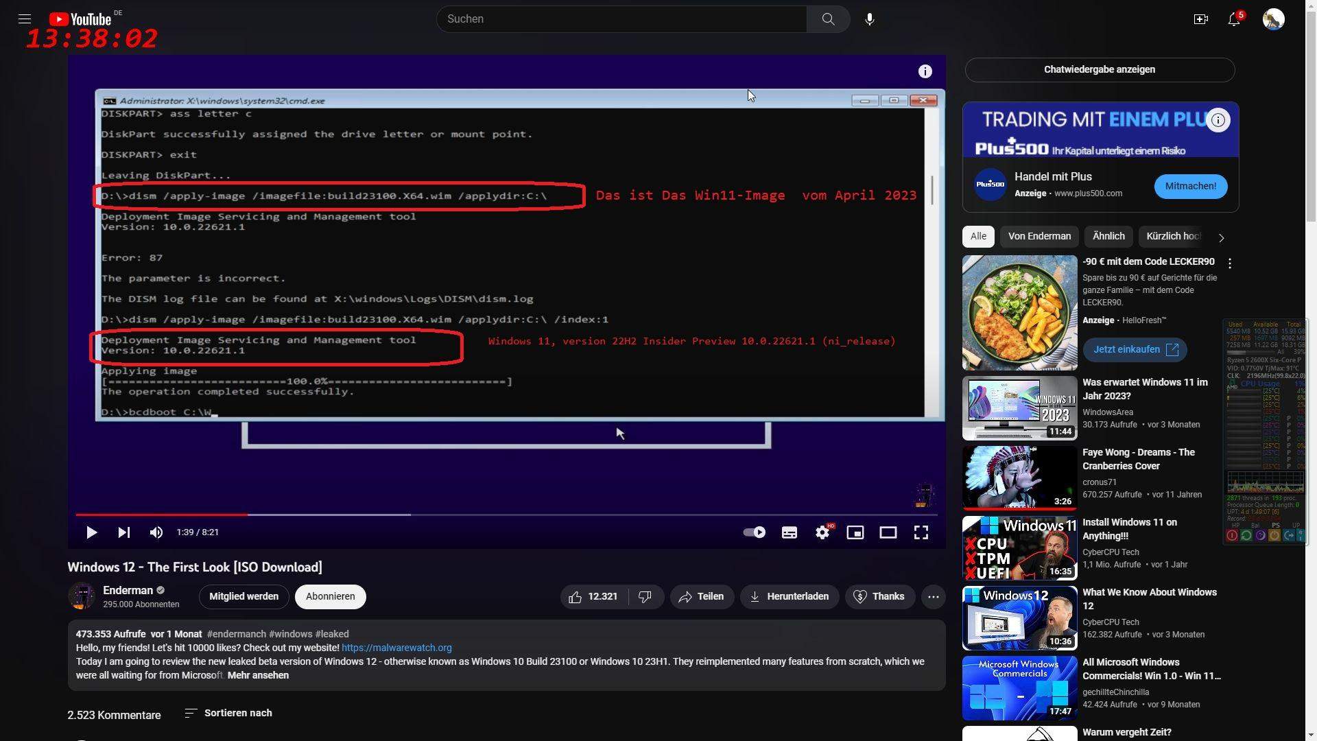 Ist das Video mit der installation von Windows 12 fake? (Computer, PC ...