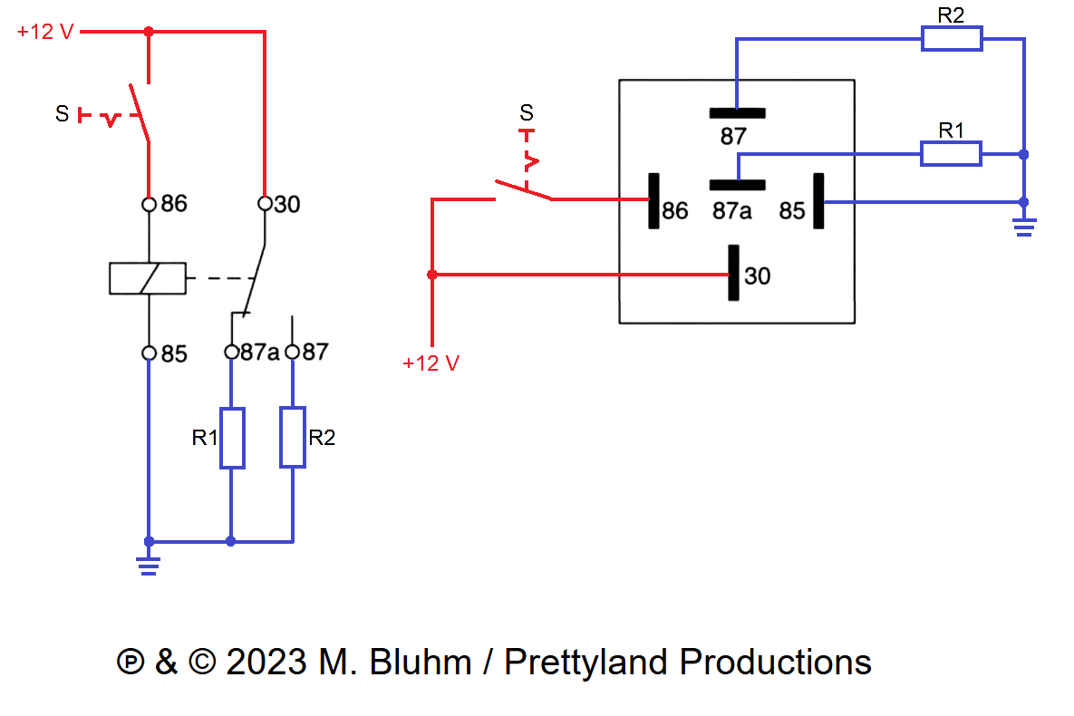 12v relais klickt aber schaltet nicht? (Auto, Relaisschaltung)