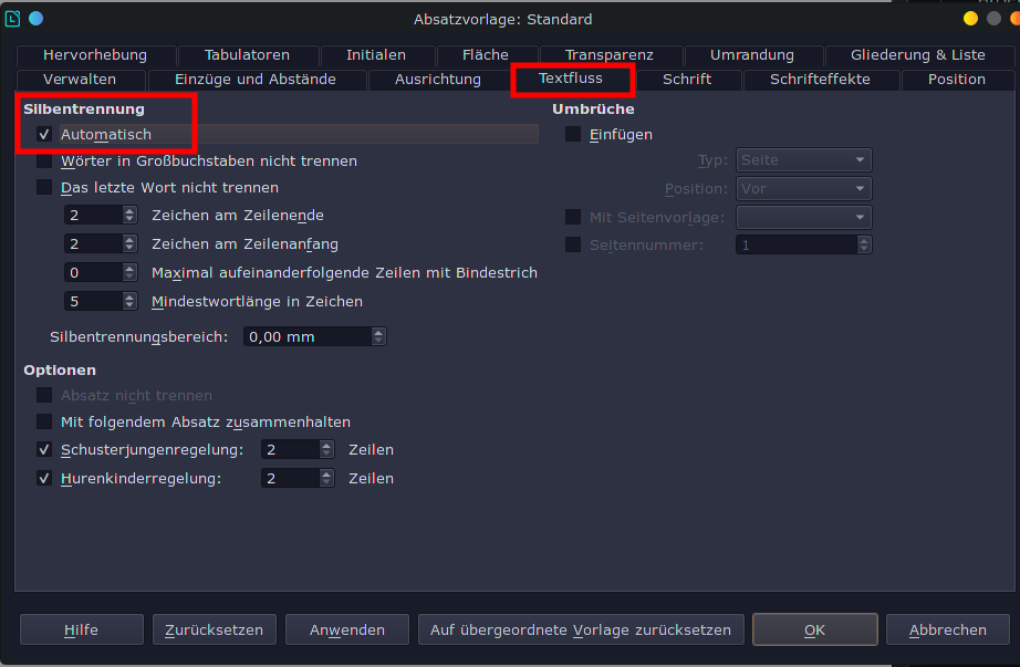 LibreOffice Blocksatz Lücken? (Microsoft Word, LibreOffice Writer)