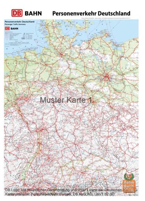 Karte mit Deutschen Bahnlinien? (Urlaub, Reise, Bahn)