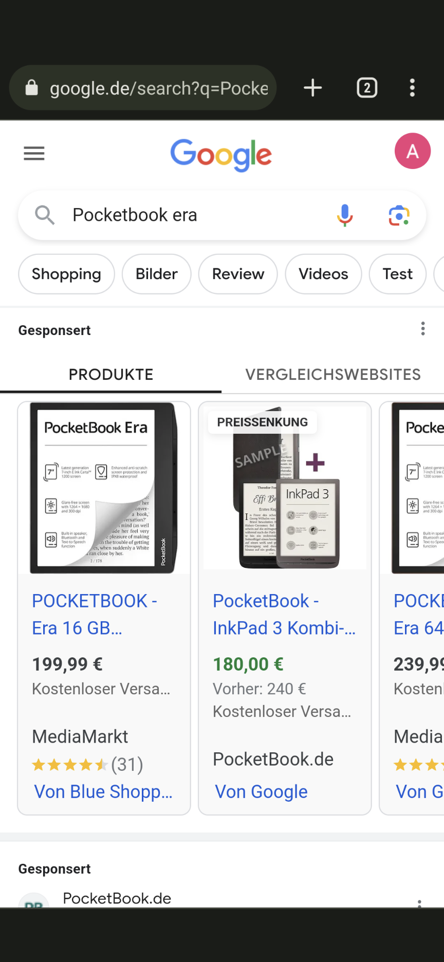 wieso gibts kein google Shopping mehr?
