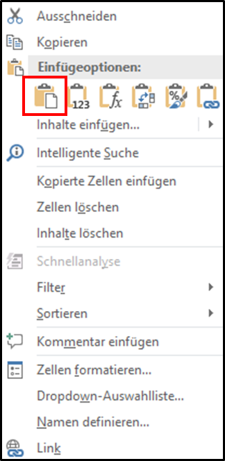 Wie kann man eine Dropdown Liste mit Werten kopieren? (Microsoft ...