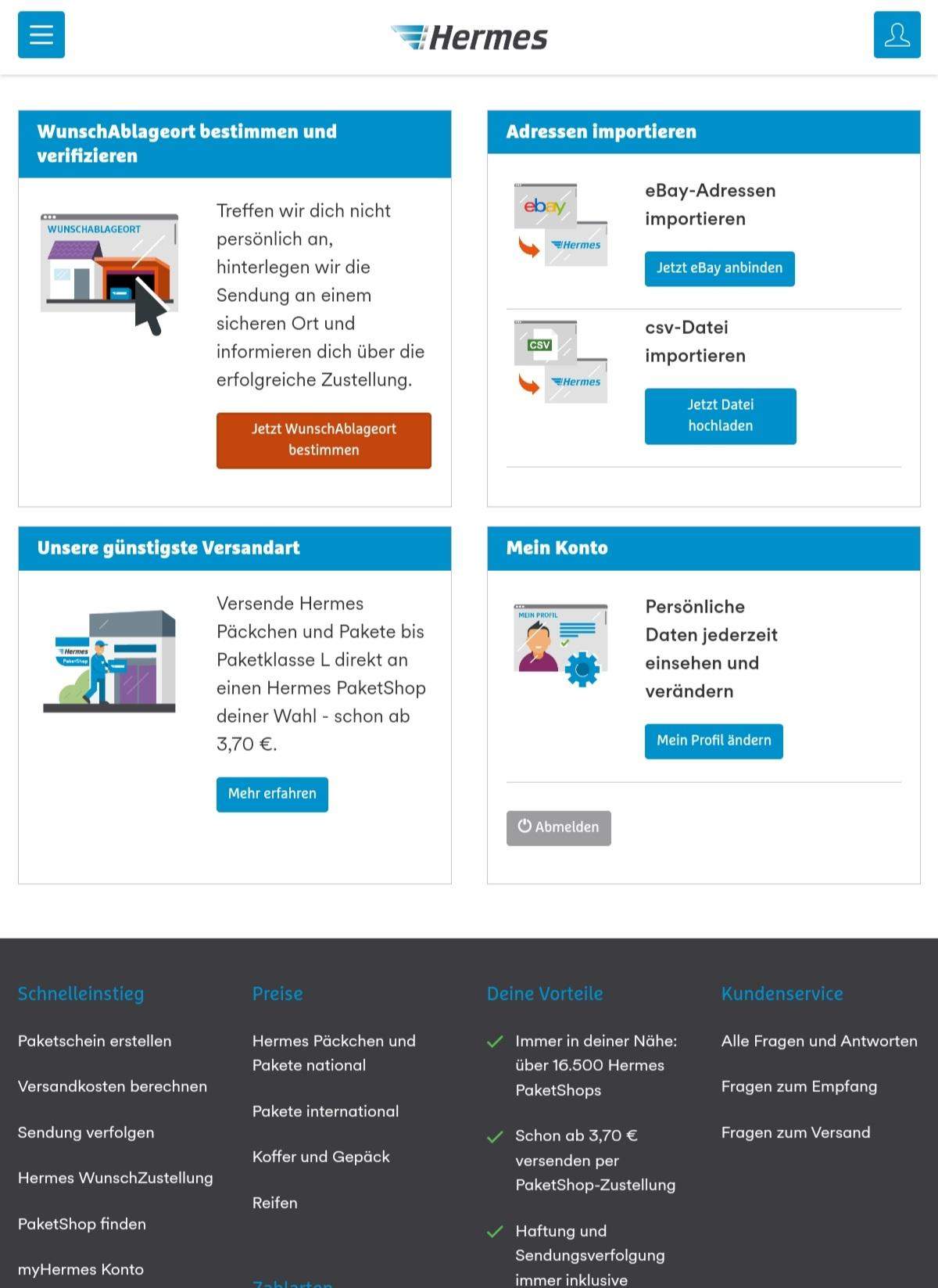 Wie leite ich meine Hermes Sendung zu einem Paket Shop um? (Post ...