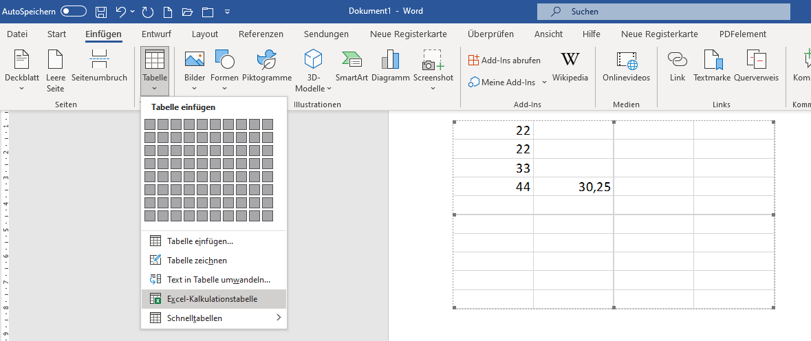 Word Tabelle Formel benutzen? (Microsoft, Microsoft Excel, Microsoft Word) Word Tabelle Formel benutzen? (Microsoft, Microsoft Excel, Microsoft Word)