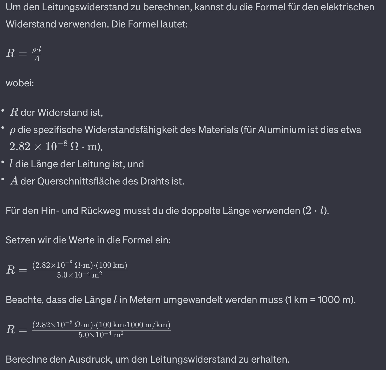 Wie soll ich das berechnen? (Strom, Formel, Elektrizität)