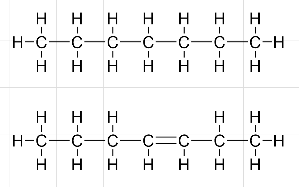 Wie sieht 4-Hepten aus? (Atom, Moleküle, organische Chemie)