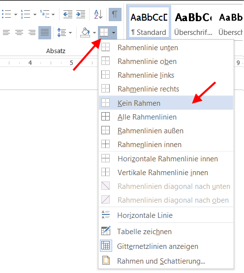 Wie entferne ich die gepunktete Linie in Word? (Windows, Microsoft, IT)