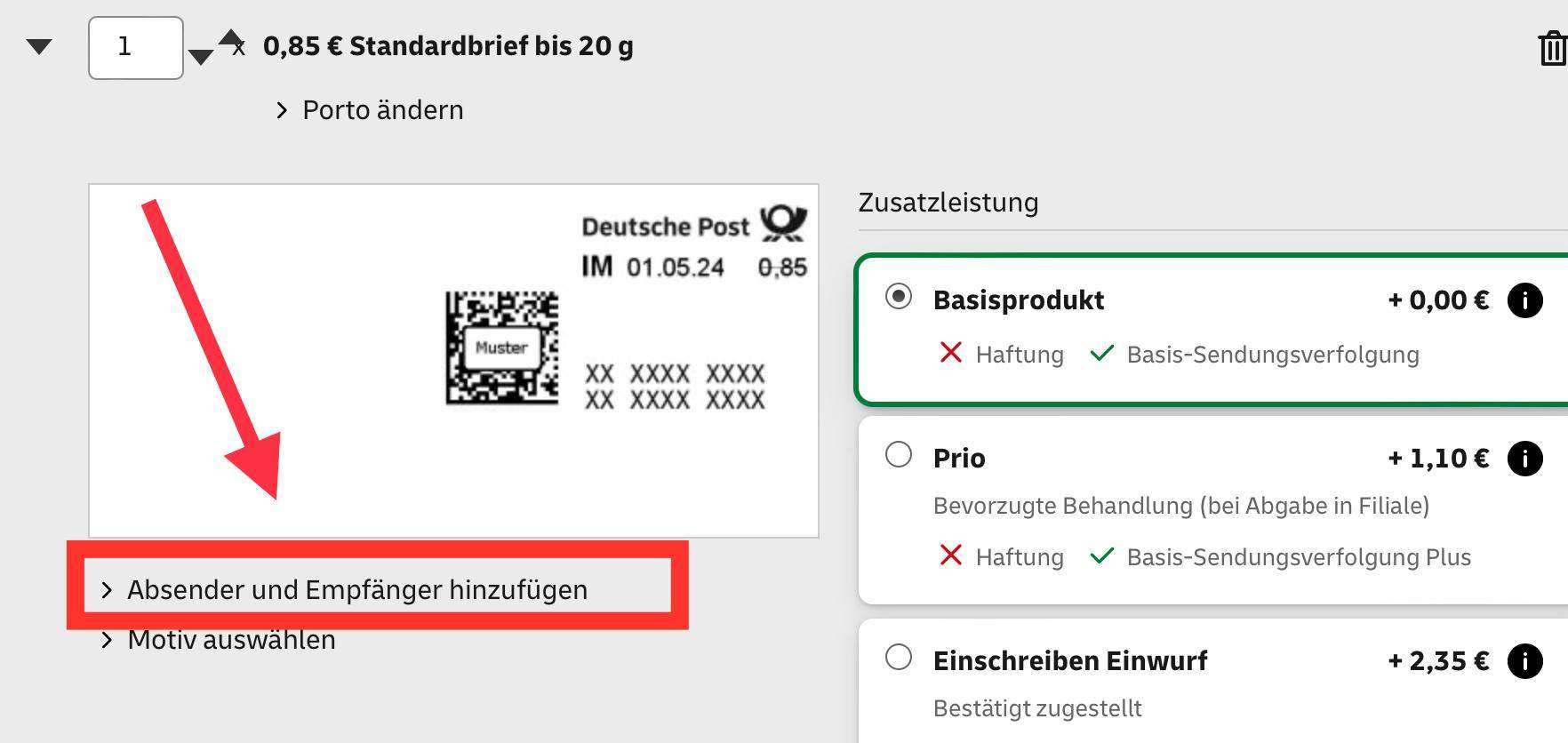 Wie funktioniert eine Internetmarke (Deutsche Post)? (Deutschland ...