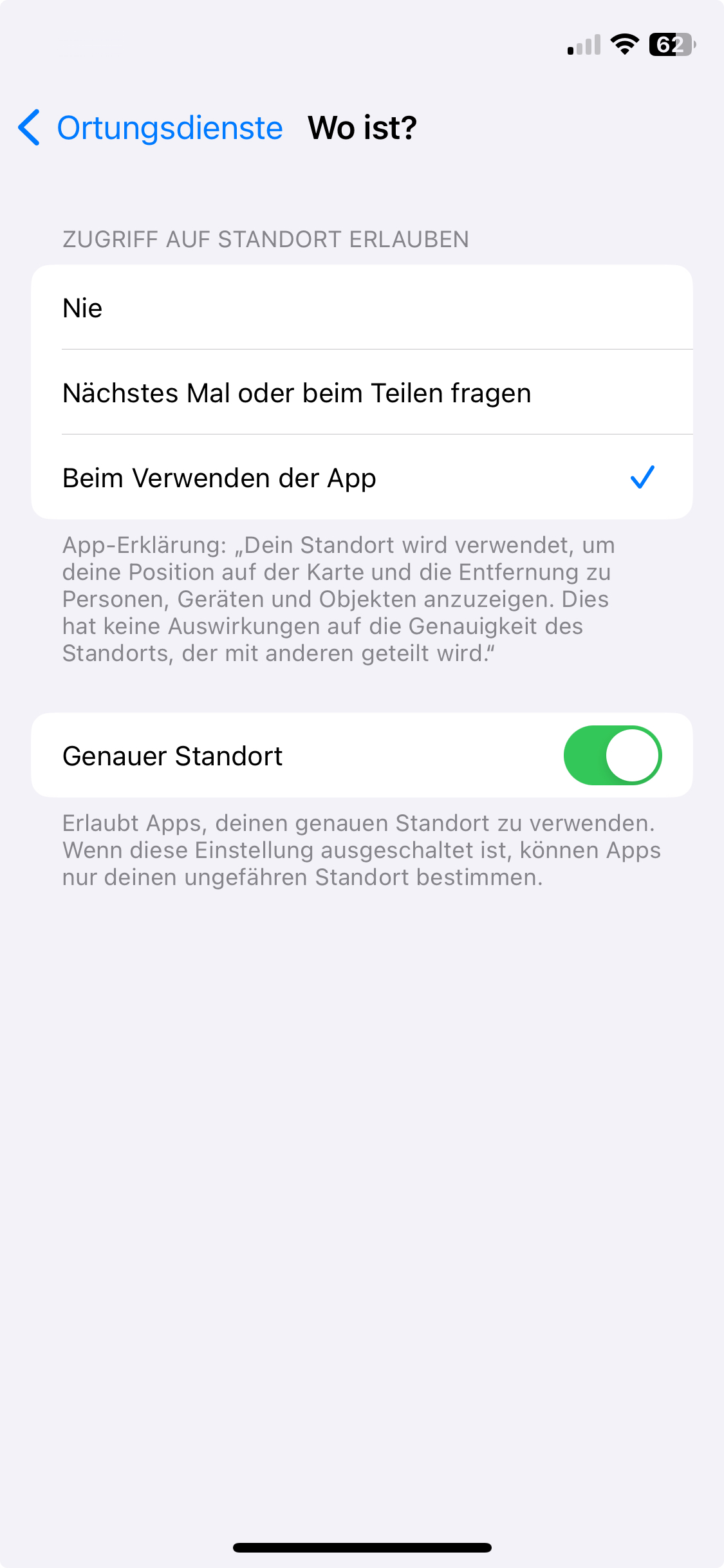 Wo Ist Standort Wird Nicht Geteilt