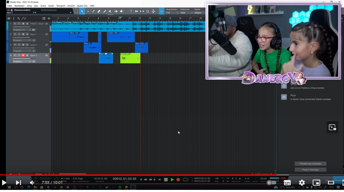 Welches Program benutzt Danergy um seine Beats zu machen? (Sound, Audio ...