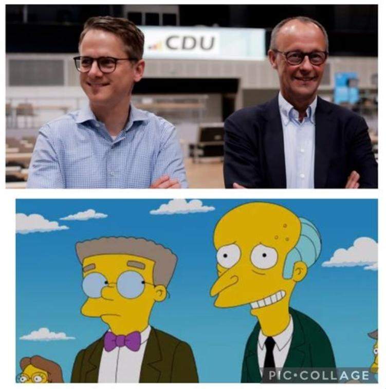 Sieht Friedrich Merz wie Mr. Burns aus? (Politik, Partei, CDU)