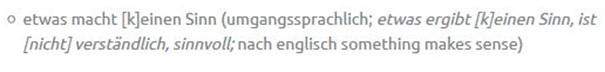 Sinn machen vs. Sinn ergeben. (Deutsch, Sprache, Grammatik)