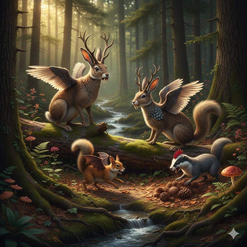 Wolpertinger - Mythische Deutsche Fabelwesen (Deutschland, Mythos)