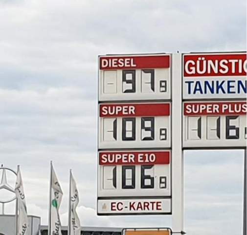 Billig Tanken Bielefeld Super Benzin