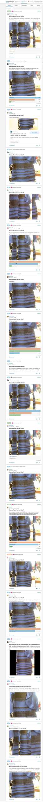 Welche Farbe hat das Kleid? (Kleidung)