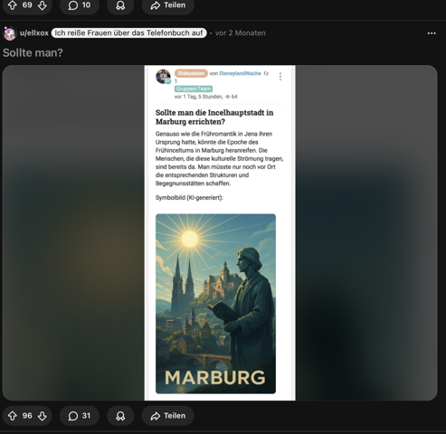 Wusstet ihr, dass sich Tausende User auf Reddit über GF-Fragen Lustig ...
