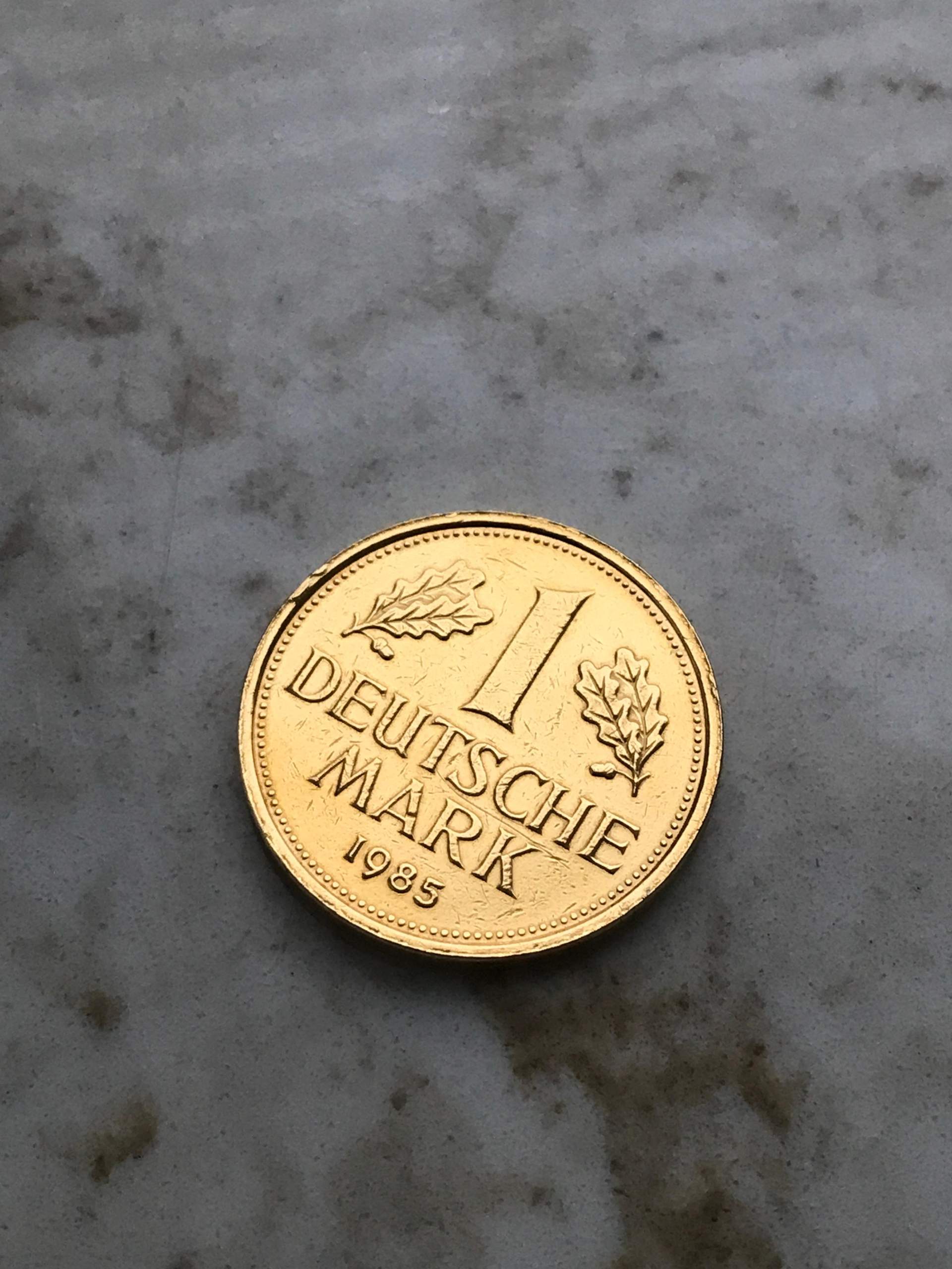 1 Deutsche Mark 1985 Gold wie viel Wert? (Geld, Euro, Münzen)