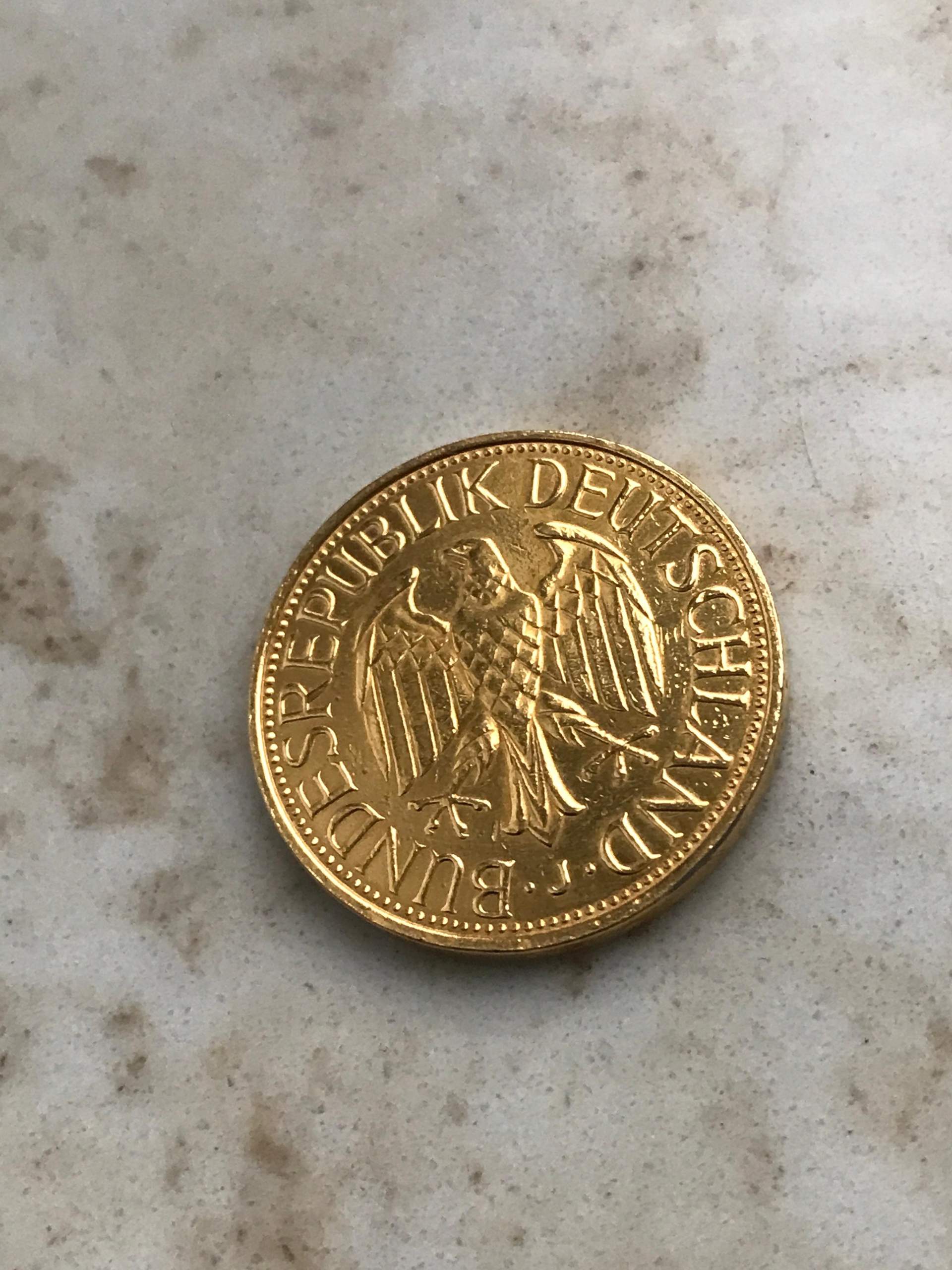 1 Deutsche Mark 1985 Gold wie viel Wert? (Geld, Euro, Münzen)