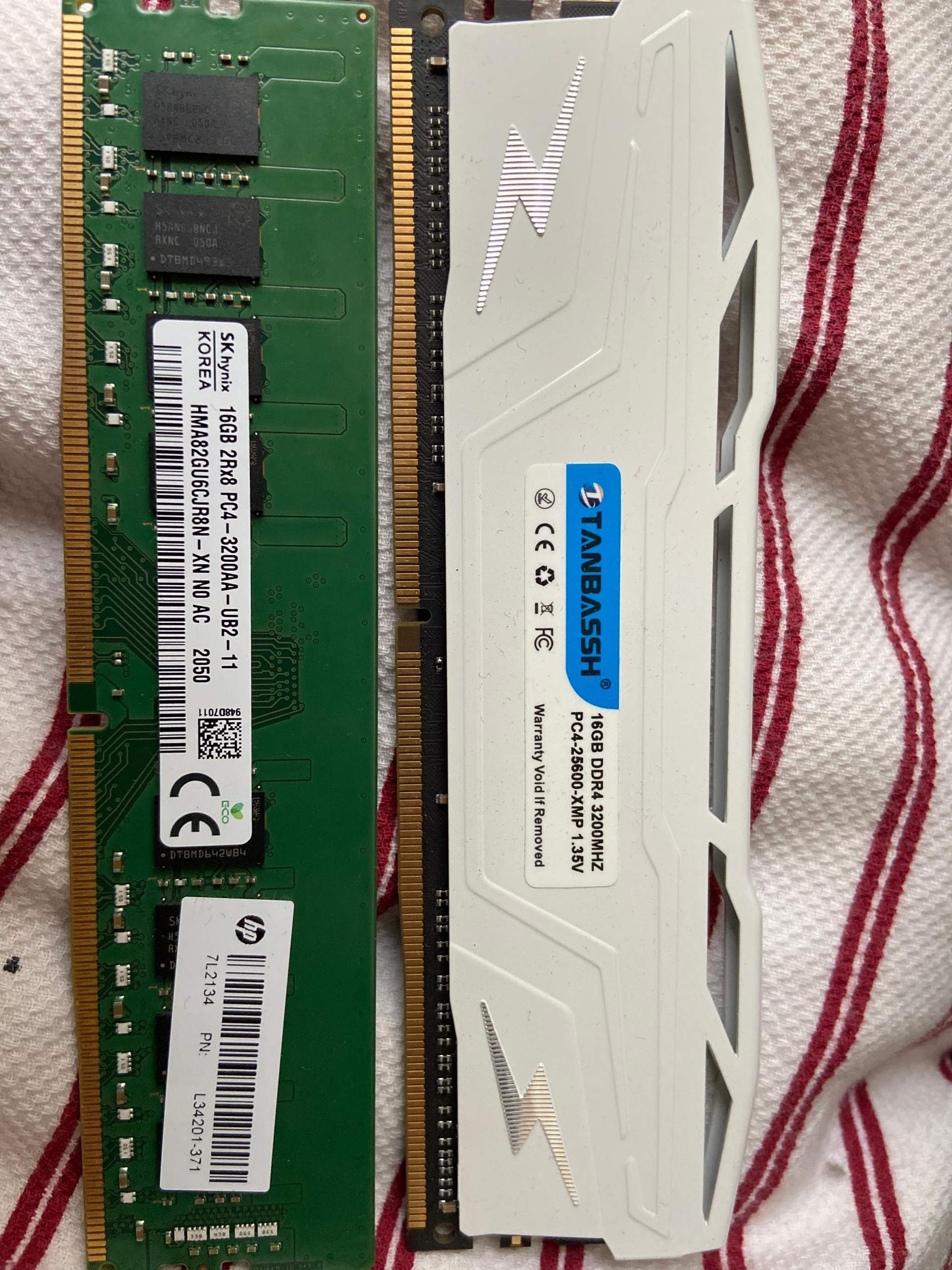 2 verschiedene Ram, dual channel? (Gaming Pc Hardware, DDR4)