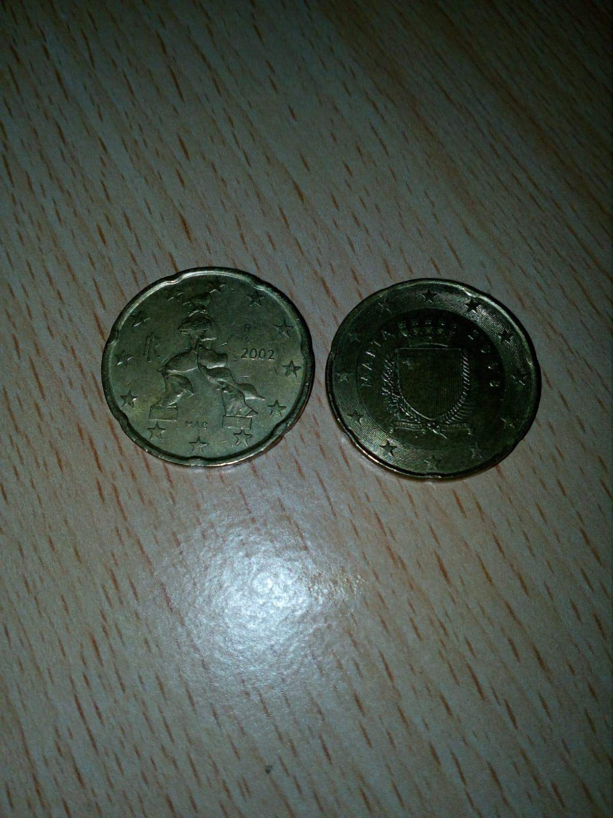 20 Cent Stück aus Malta wertvoll, und woher kommt das andere 20 Cent ...