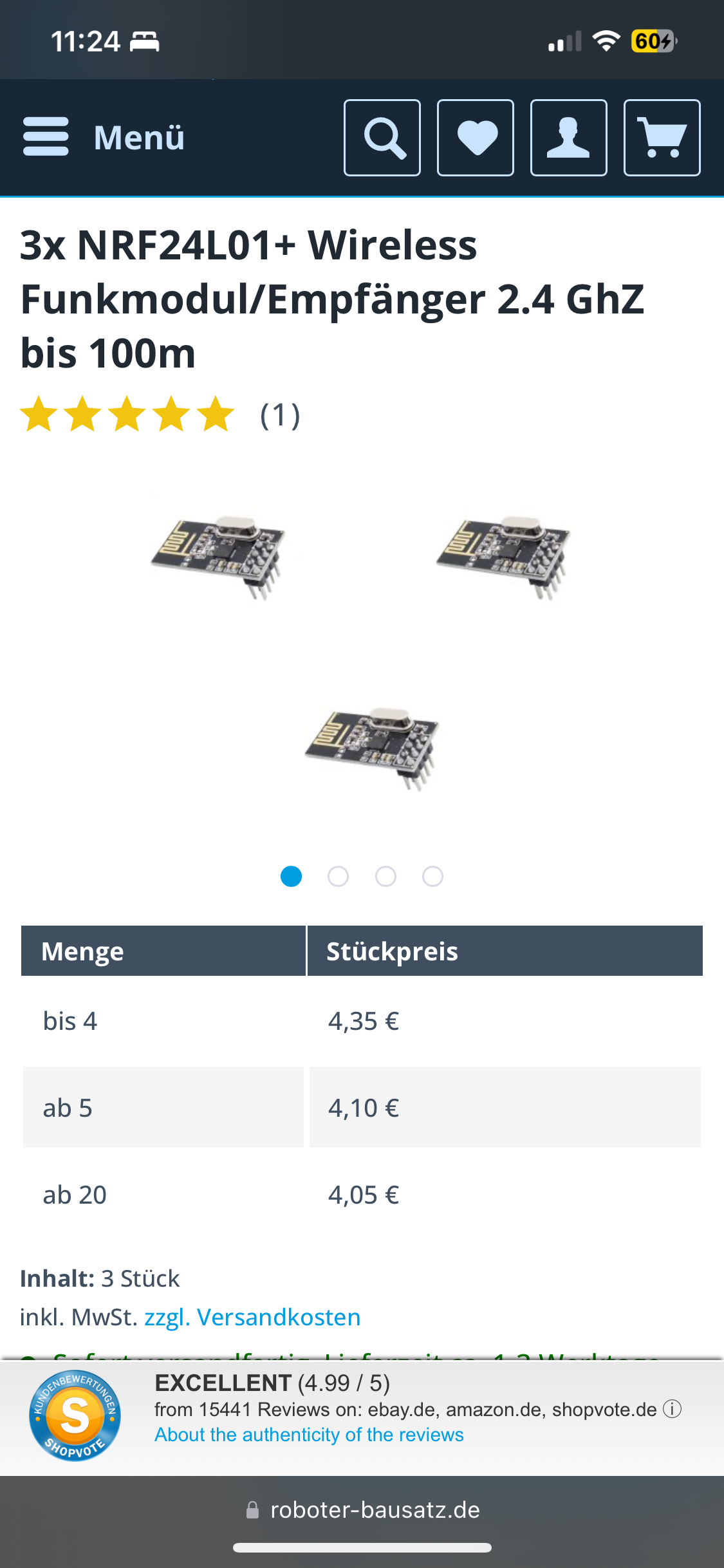 2,4GHz Transceiver mit oder ohne Antenne Arduino? (Elektrik ...
