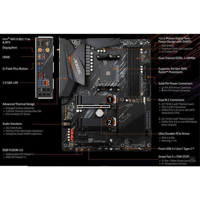 3 Pin argb Hub an Aorus Elite V2? (Gaming PC, Lüfter, Gehäuse)