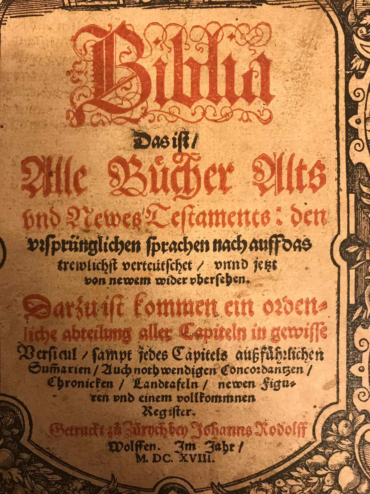 401 jahr alte bibel wie viel wert hat die 1618? (Wertschätzung)