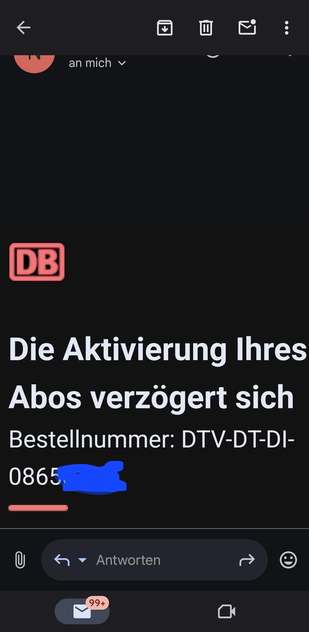 Die Aktivierung Ihres Abonnements Verzogert Sich