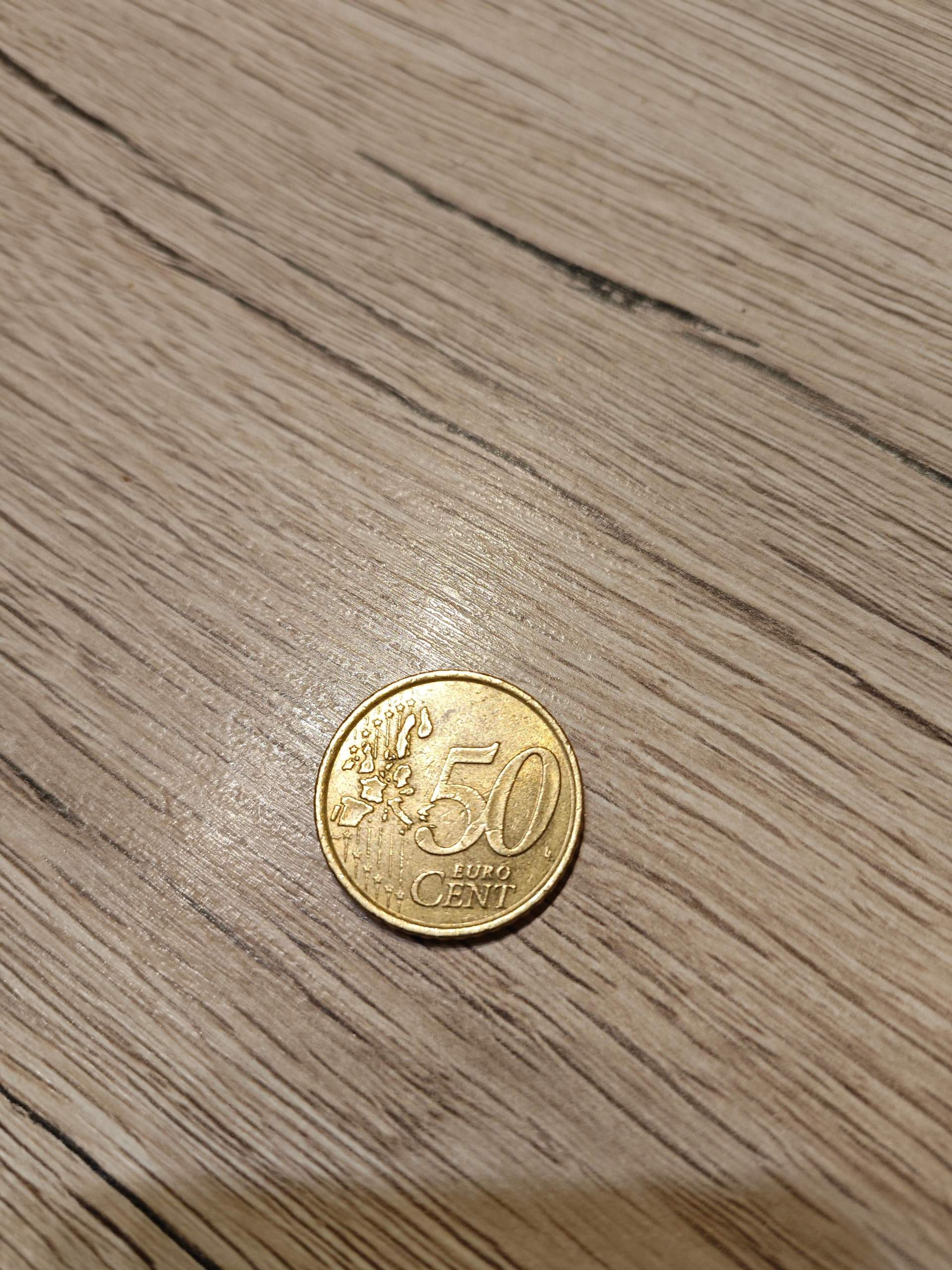 50 Cent Münze aus Spanien, Wert? (Geld, Euro, Münzen)