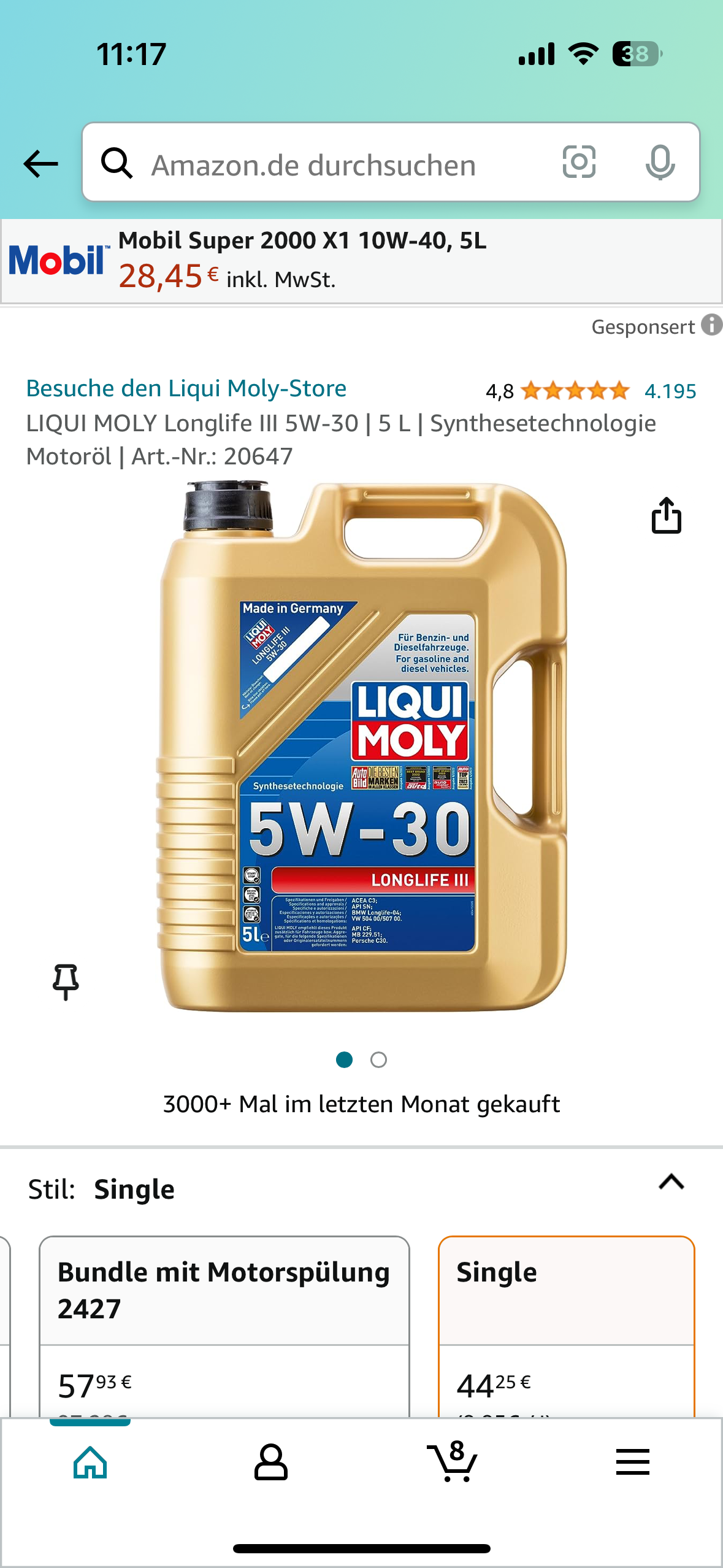 Atu Motorl 5 W 30