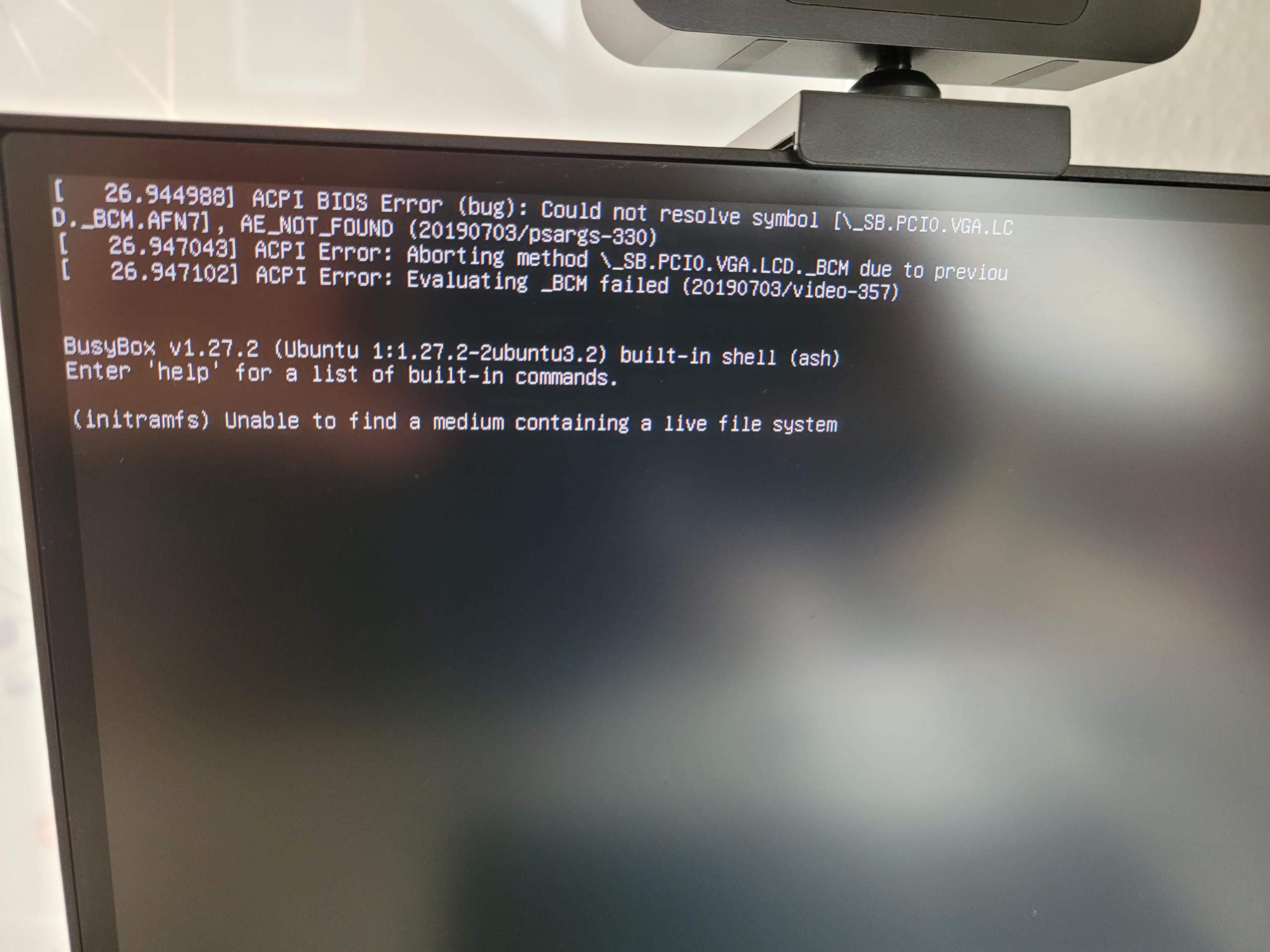 ACPI Error beim Start von Windows 10 PC? (Desktop PC)