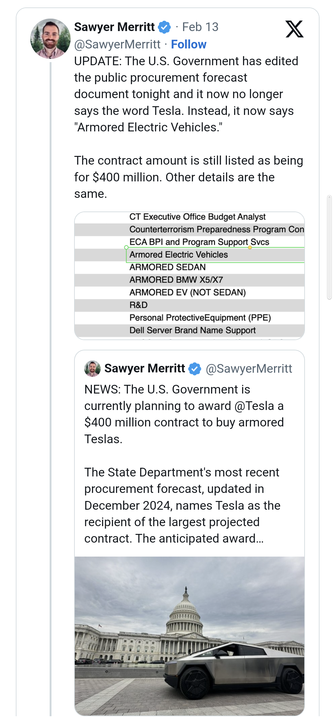 Ärgert Euch das das US-Militär einen Vertrag mit Tesla für den Kauf von ...