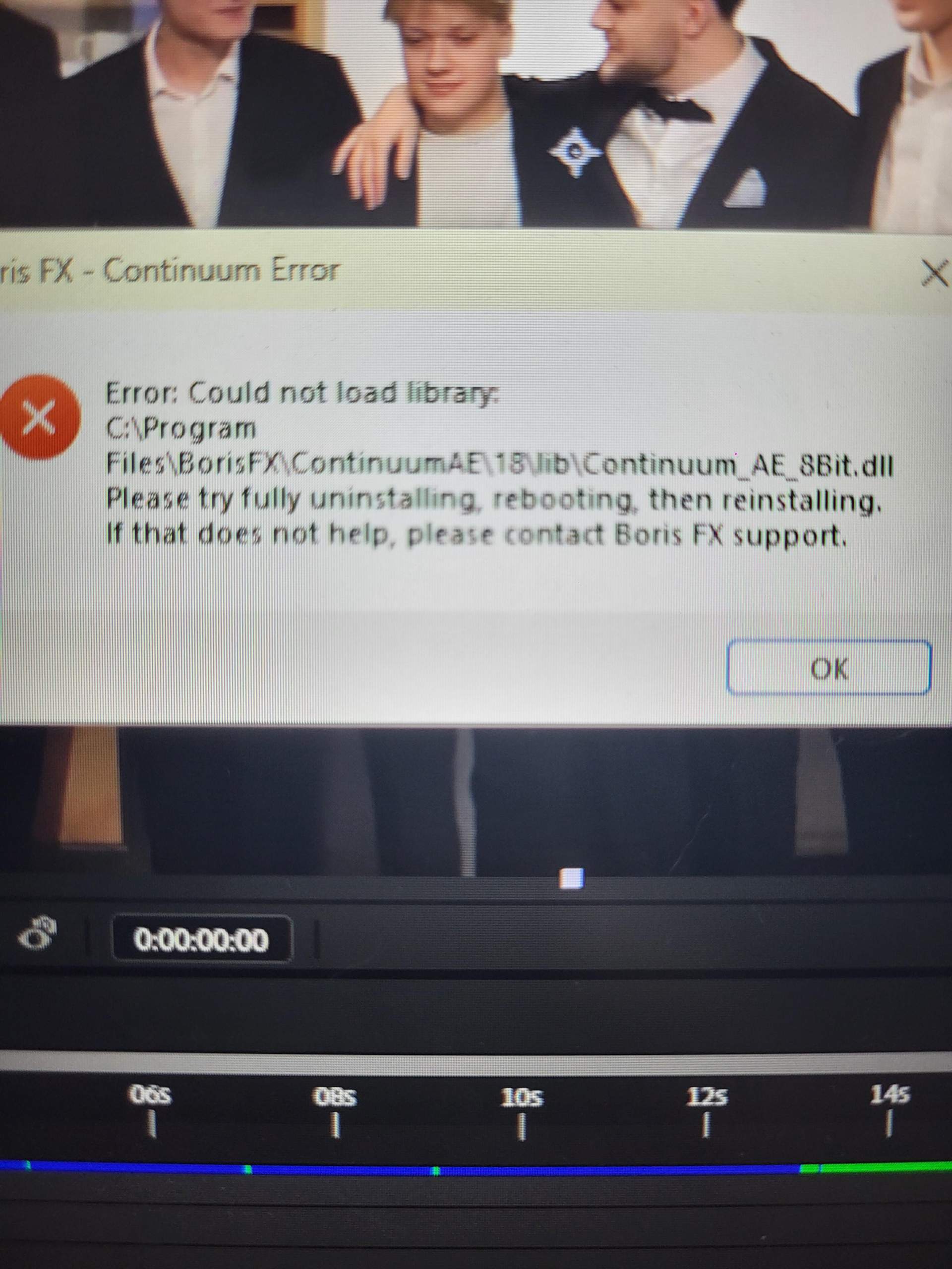 After Effects Continium Plugin error? (Computer, Videoschnitt)