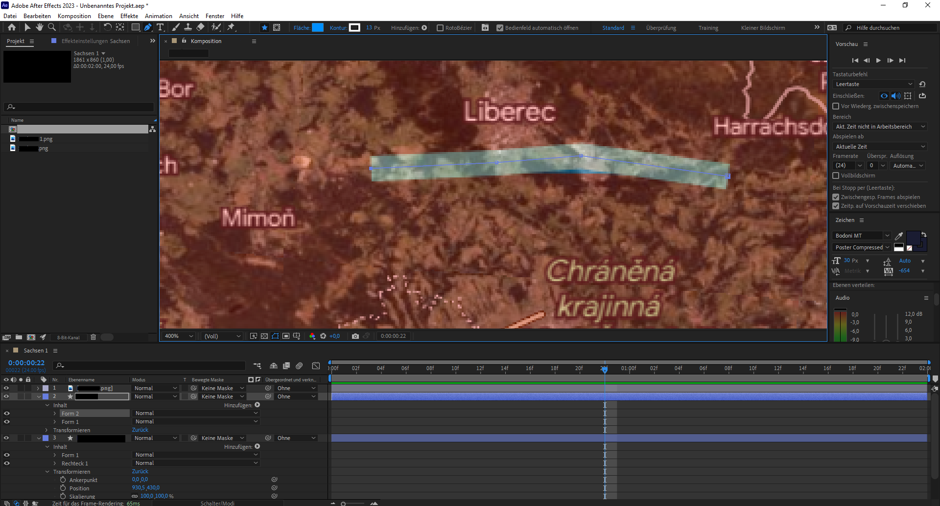 After Effects: Gelbe Linien in Scheitelpunkten? (Technik, Video, Fehler)