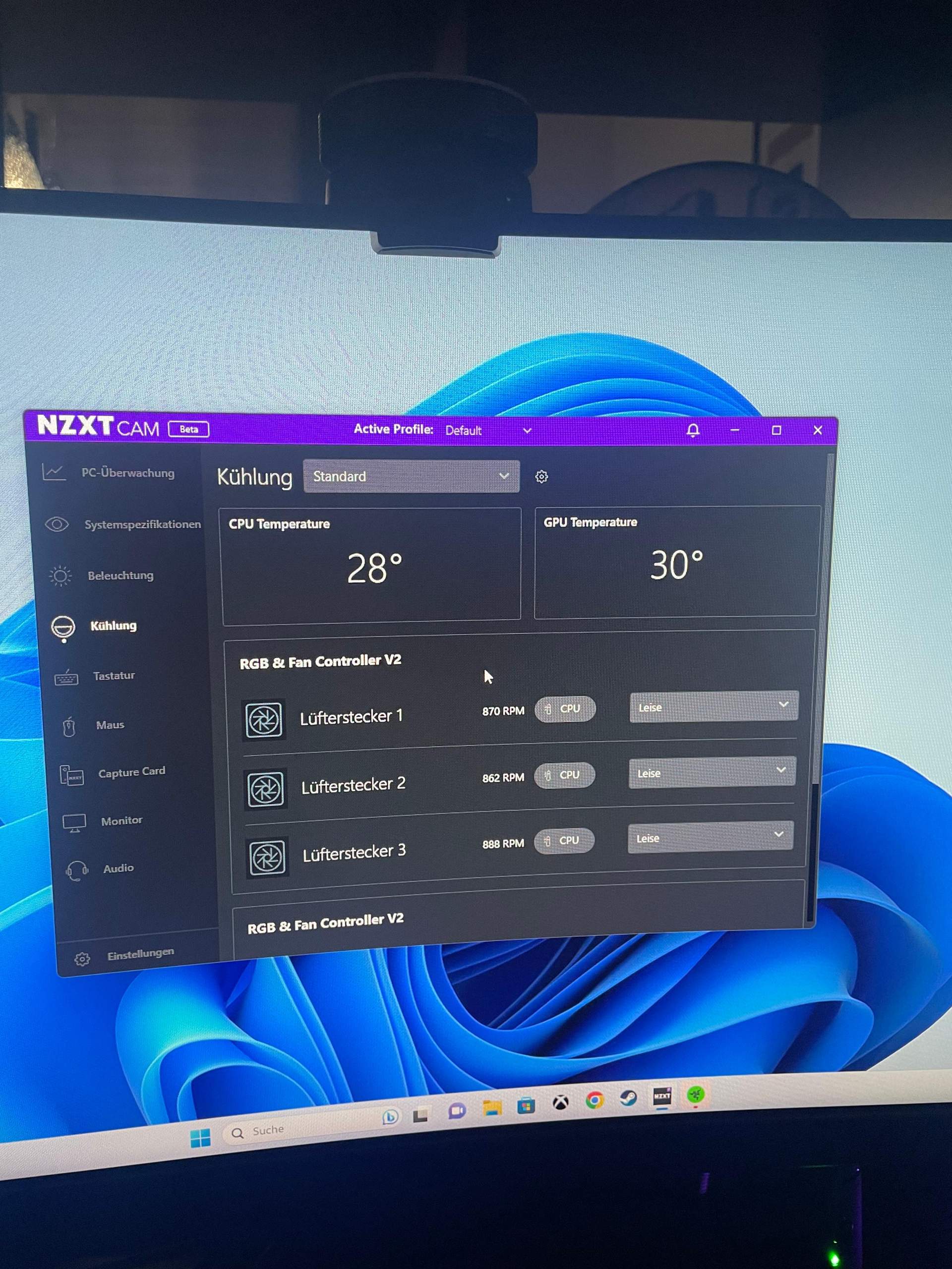 AIO Nicht erkannt auf NZXT CAM Software? (Gaming PC, Lüfter, Gehäuse)