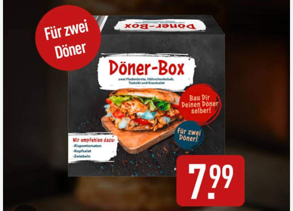 Aldi hat Döner Box ( 2 Döner für 8€ )… ich will mir das Morgen holen ️ ...