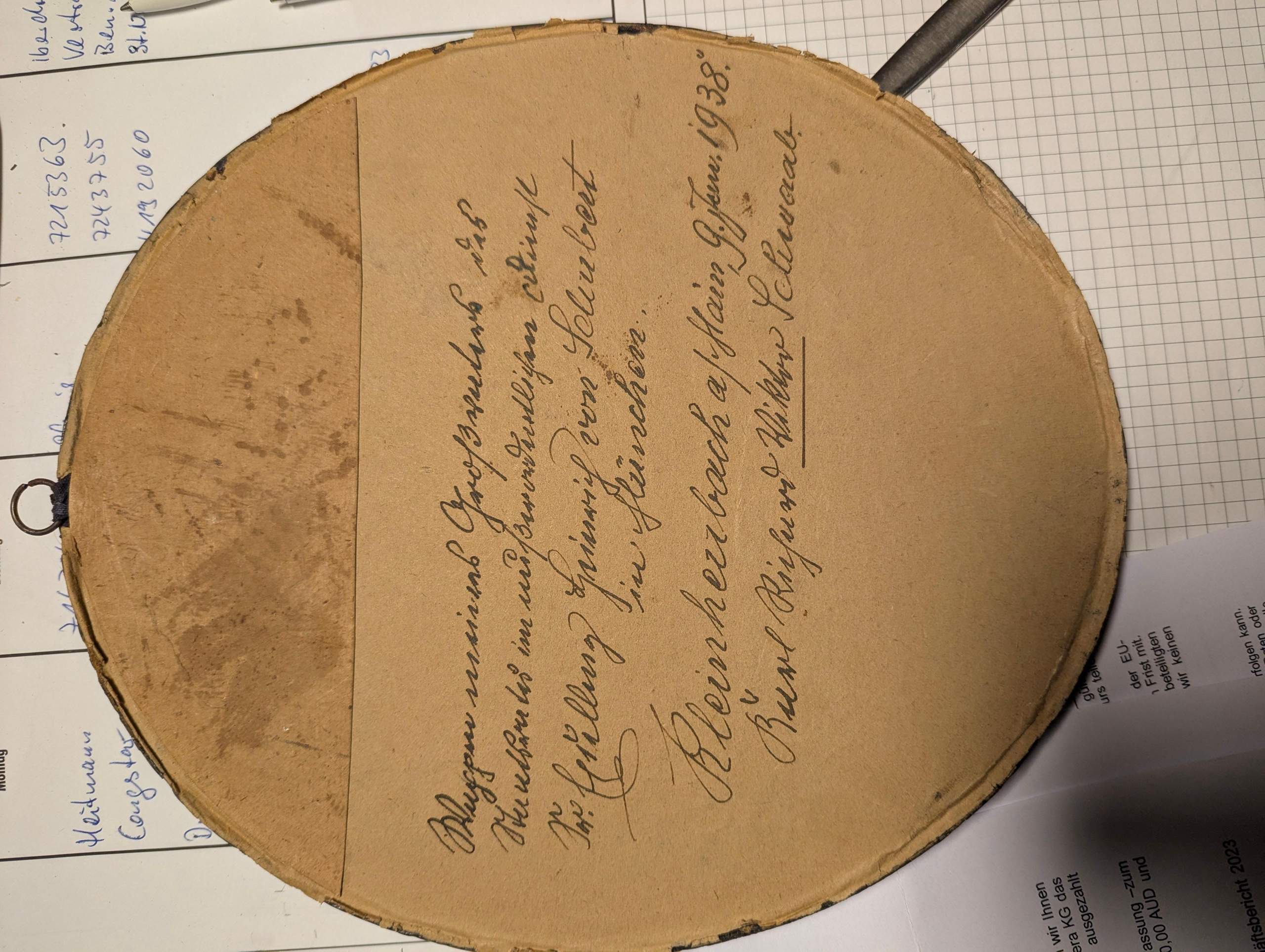 Alte deutsche Schrift? (altdeutsche Schrift, entziffern)