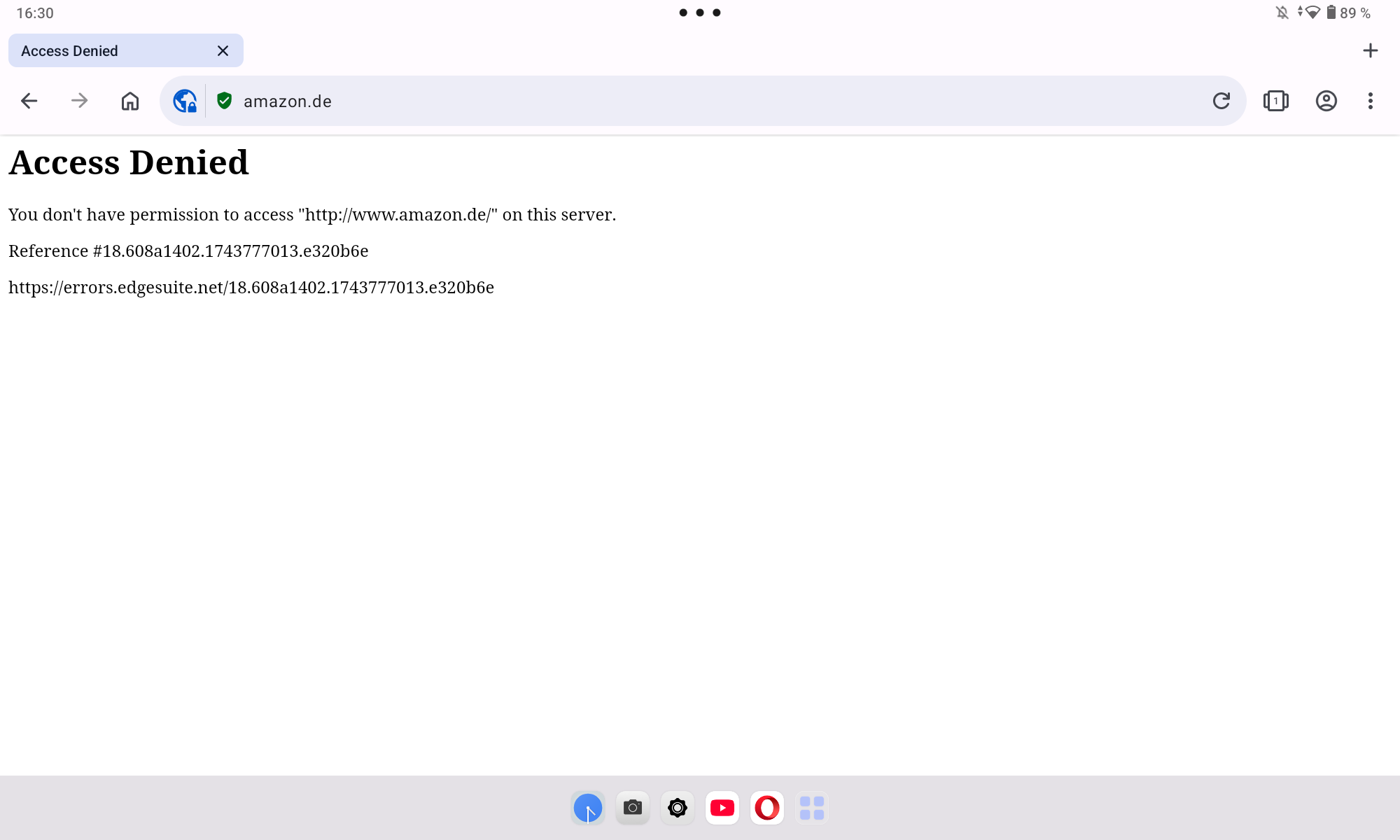 Amazon Error? (Technik, Internet, Webseite)
