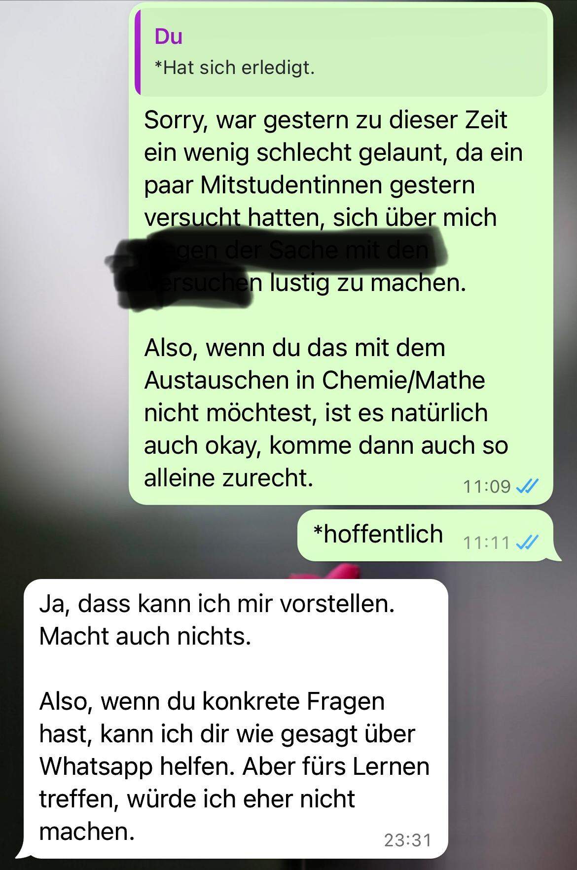 An die extrovertierten männl. Studenten:Warum lehnt ihr viele ...