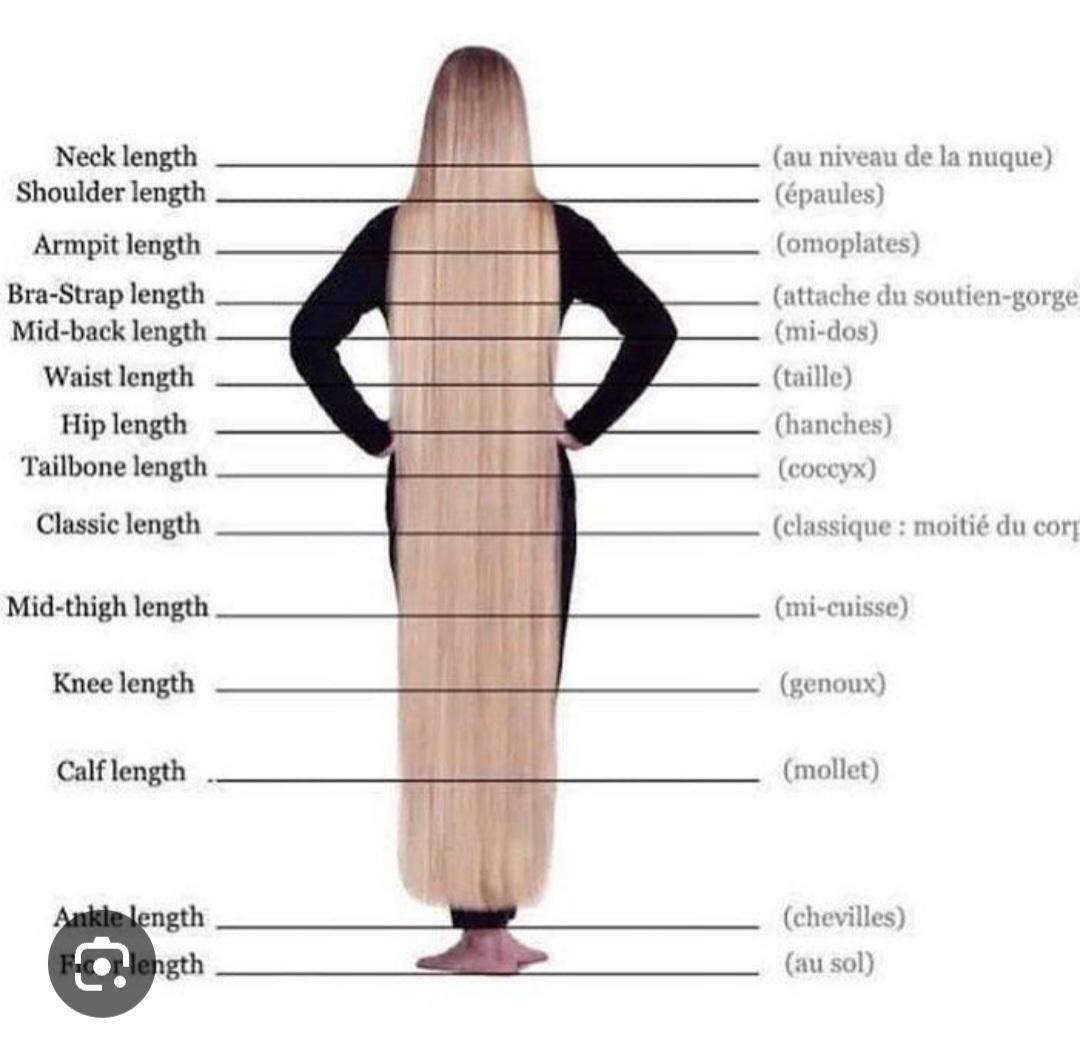 An die Frauen: Kennt Ihr den sogenannten Hairlength Chart? (Mädchen ...