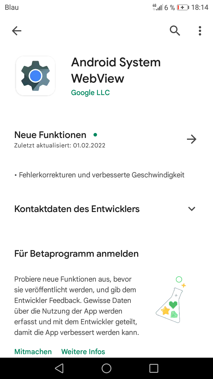 Android web view? (Computer, Technik, Handy)
