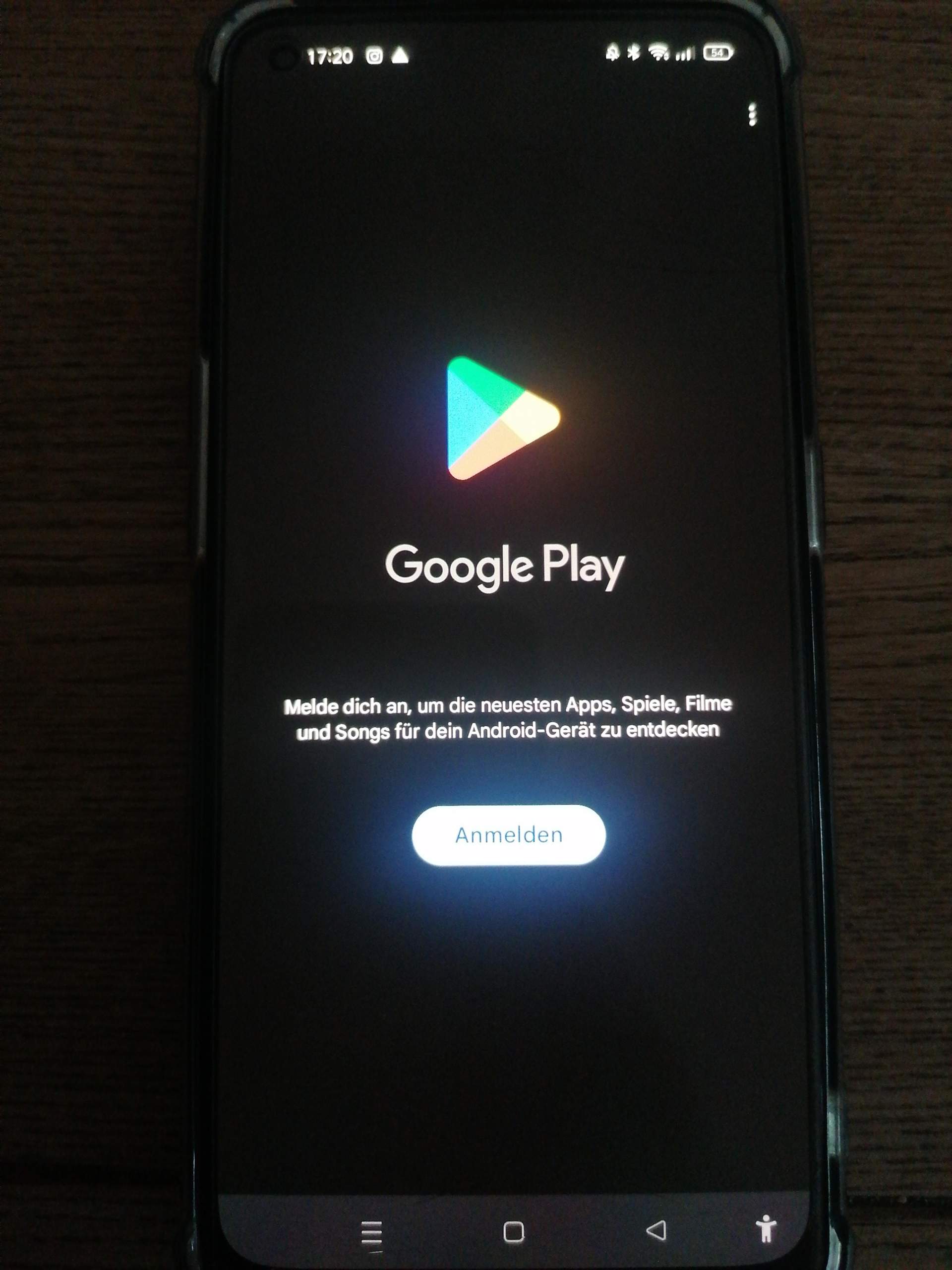 Anmeldung bei Google Play? (Android, Google Play Store)